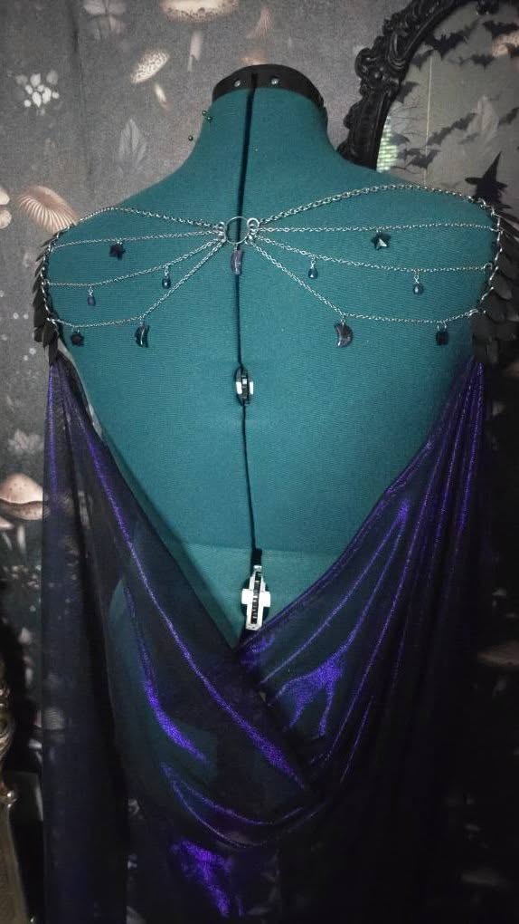 Purple & Black Cape – Sew Romantic Designs